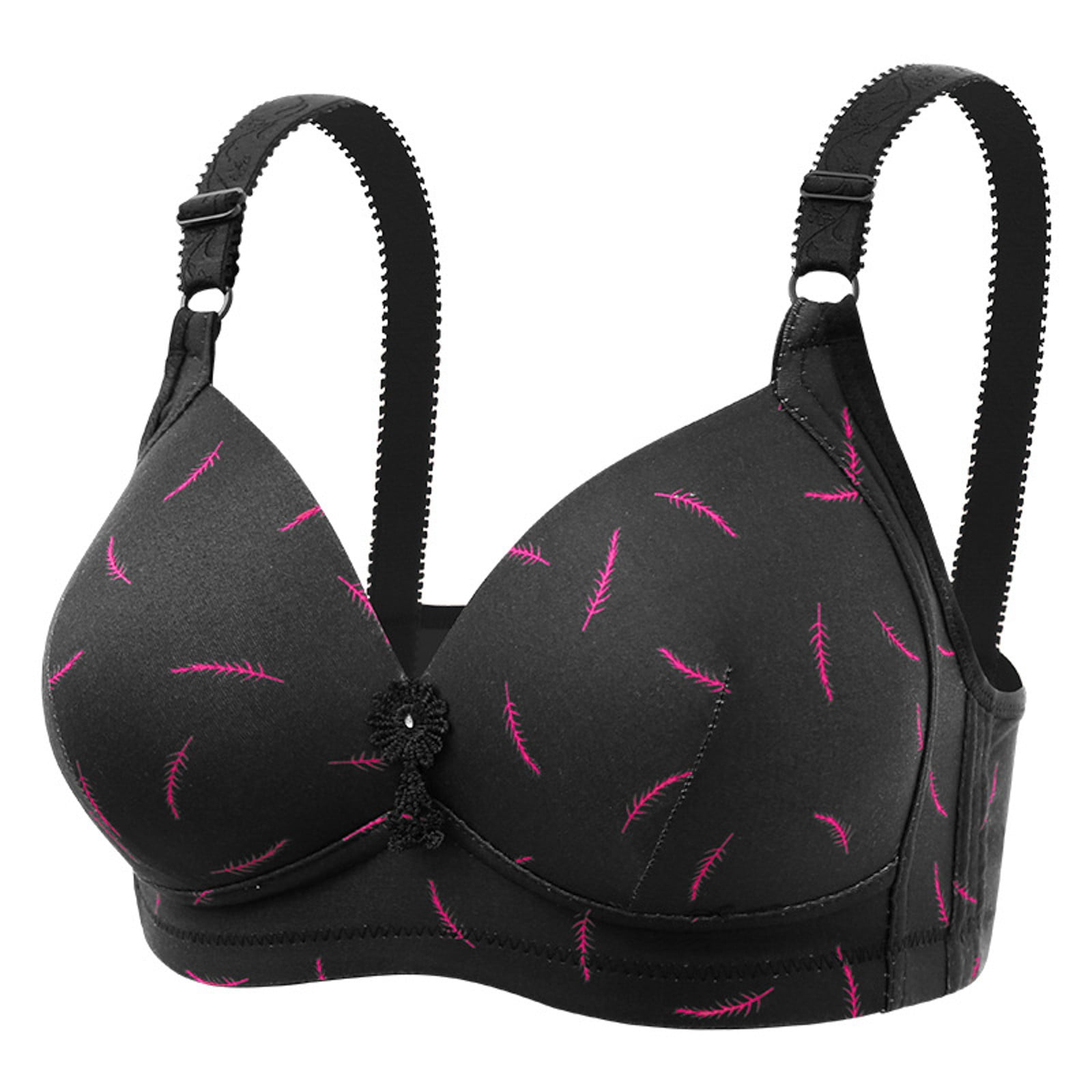 Sngxgn Comfort Unlined Wireless Bra for Women with S upport Silky ...