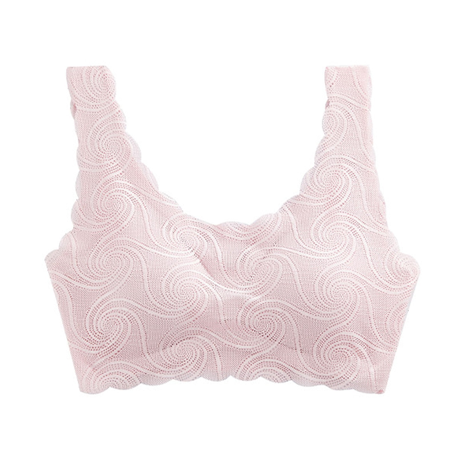 Sngxgn Comfort Unlined Wireless Bra for Women with S upport Silky ...