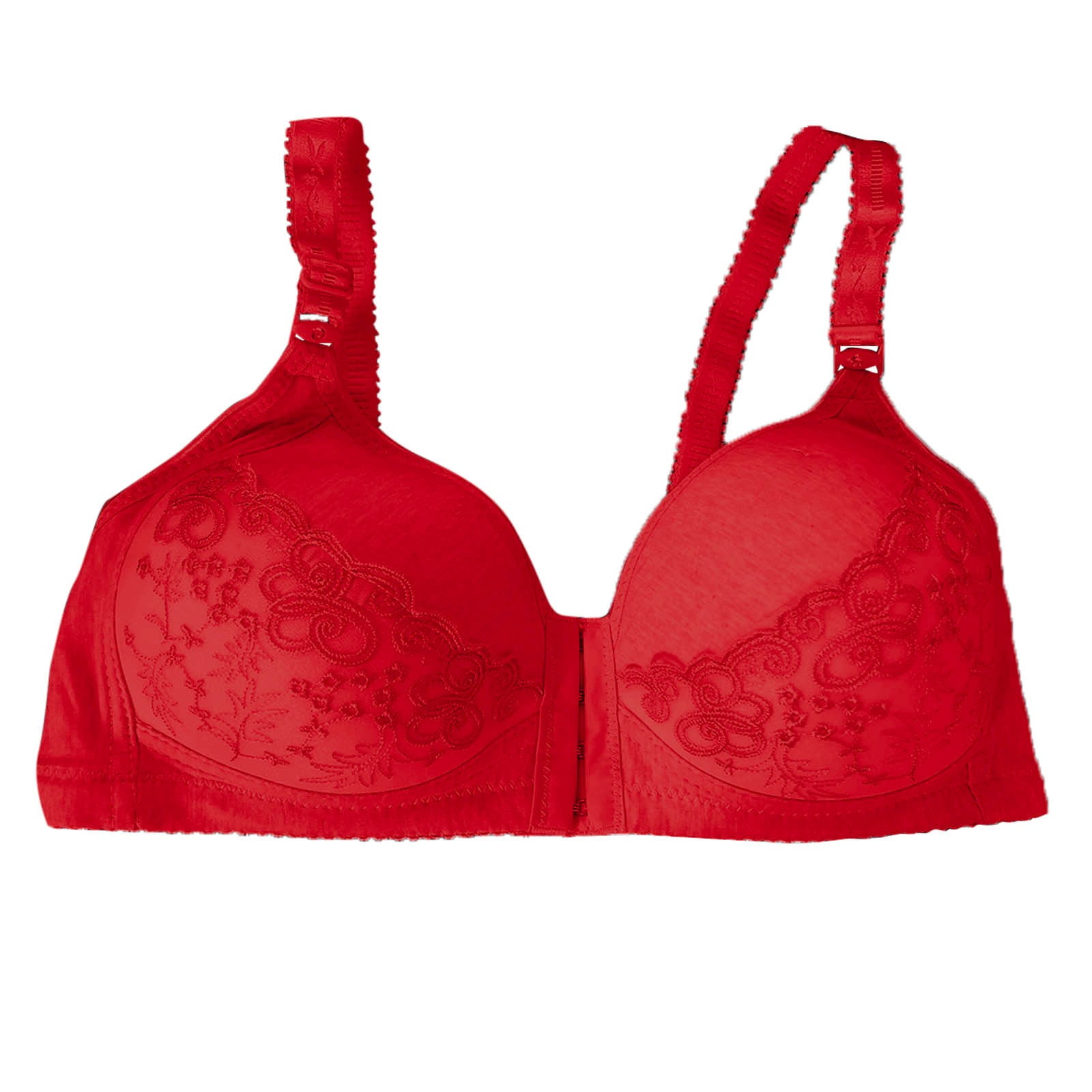 Sngxgn Comfort Wireless Lace Bralette for Women, Light Padded Bra ...