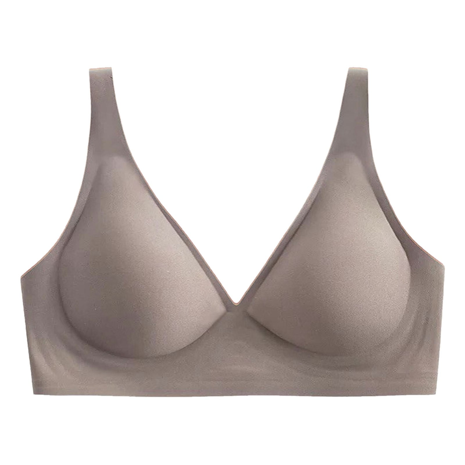 Sngxgn Double S upport Wireless Bra, Full-Coverage Wirefree T-Shirt Bra ...