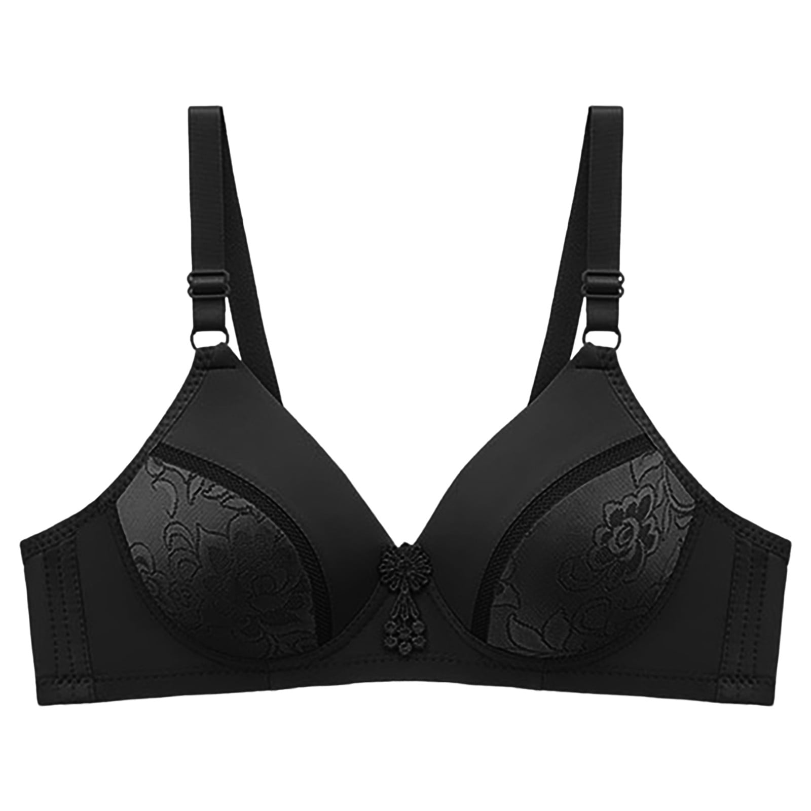 Sngxgn Full Coverage Push up Bra, Bras for Women(Black,38) - Walmart.com