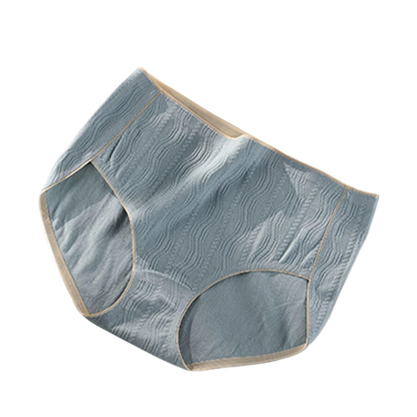 Sngxgn High Waisted Cotton Underwear Seamless Jacquard Panties Full ...