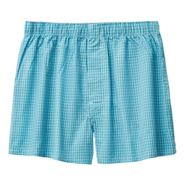 Red Label Men's 5-Pack Printed Woven Exposed Waistband Boxers - Walmart.com