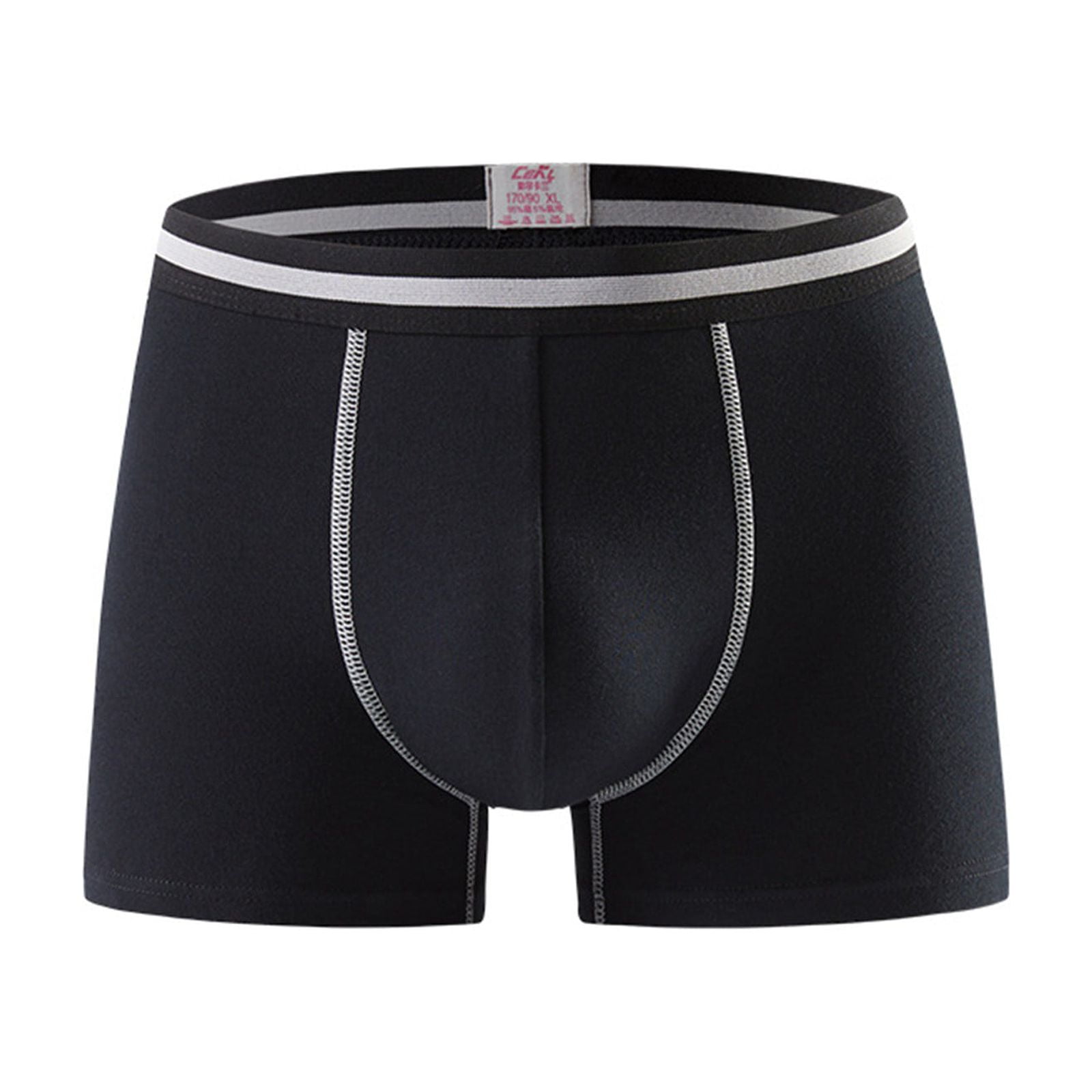 Sngxgn Men's Underwear, Soft Underwear Boxer Briefs for Men(Black,XXXL ...