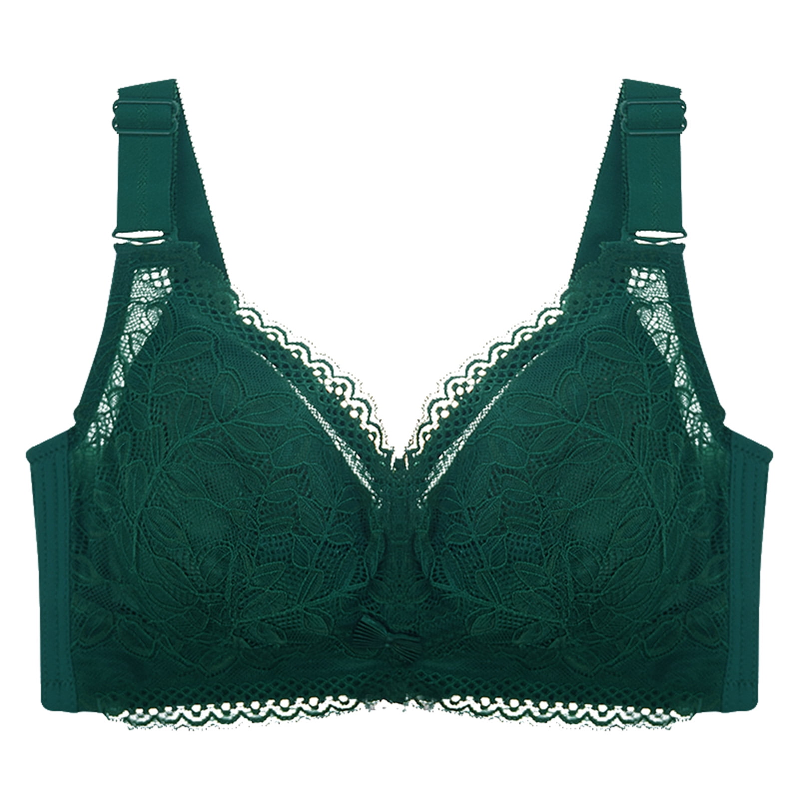 Sngxgn Wireless Bras for Women Comfort Full Coverage T-Shirt Bra Lightly Lined Push up Bra V ...