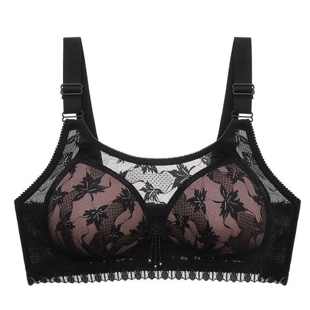 Sngxgn Wireless Underwire Bra, Push- up Bra, Moderate Coverage(Black,38 ...