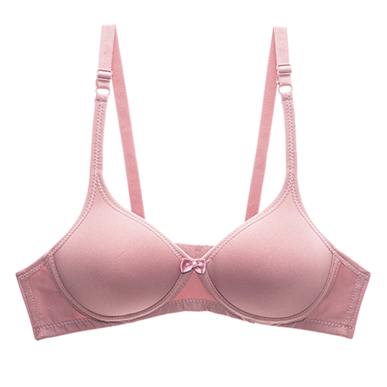 Sngxgn Wireless Underwire Bra, Push- up Bra, Moderate Coverage(Rose ...