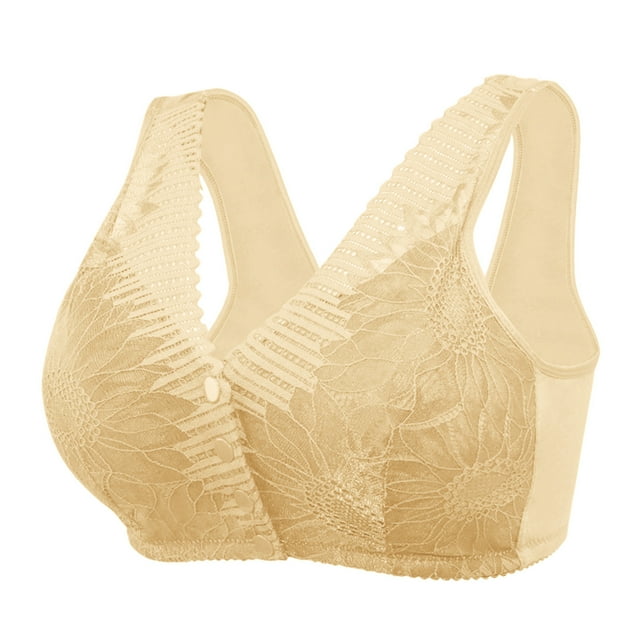 Sngxgn Wireless Underwire Bra, Push- up Bra, Moderate Coverage(White,44 ...