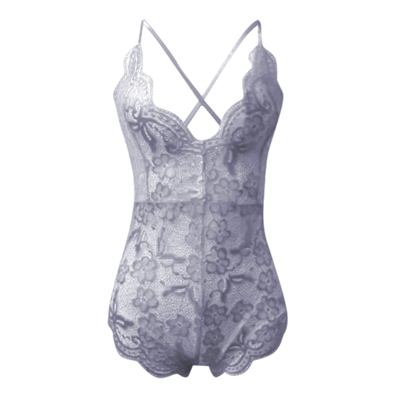 Sngxgn Women Sexy See Through Mini Micro Bra Sheer String Bottom Set ...