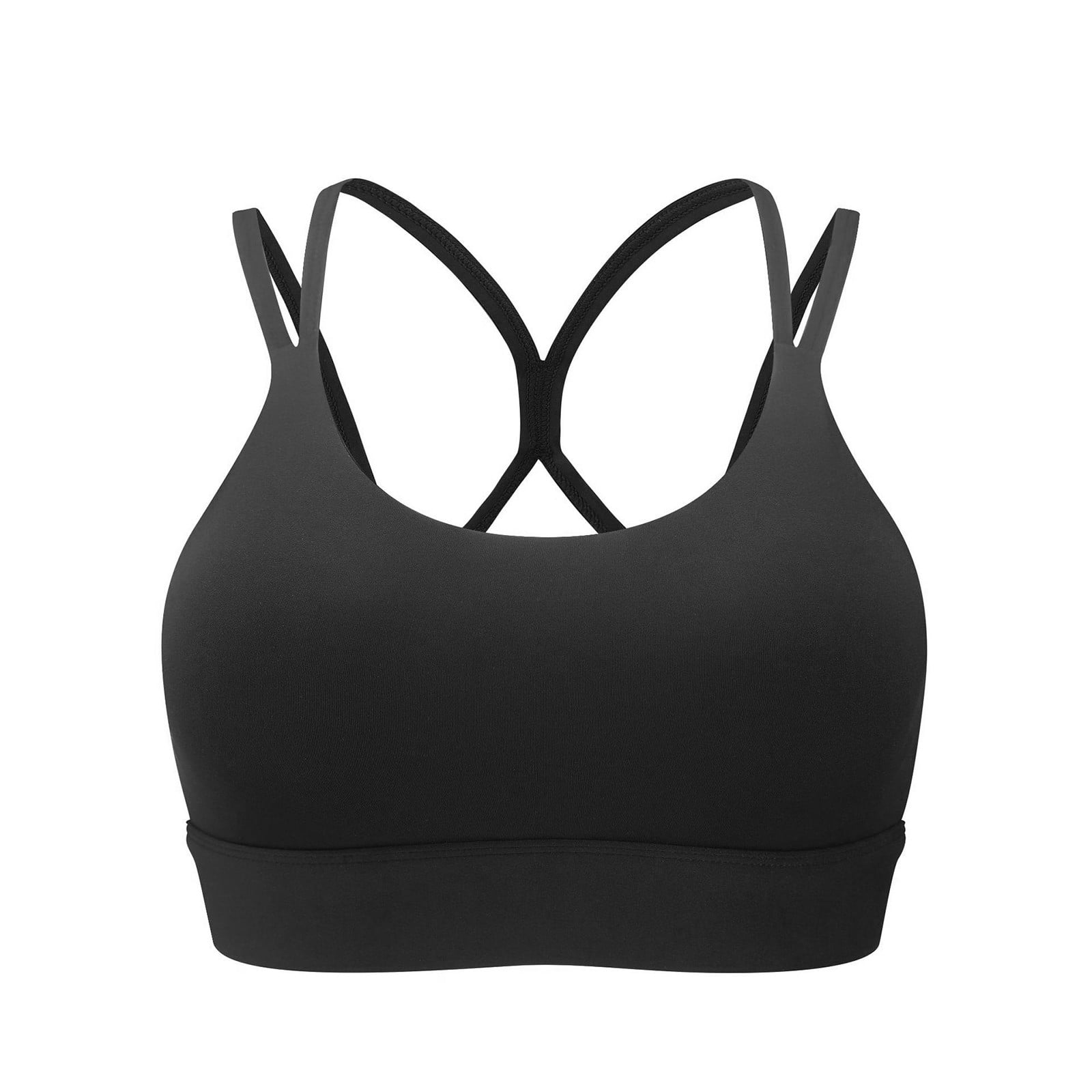 Sngxgn Women Sports Bras High Impact Workout Gym Activewear Bra(Black,S ...