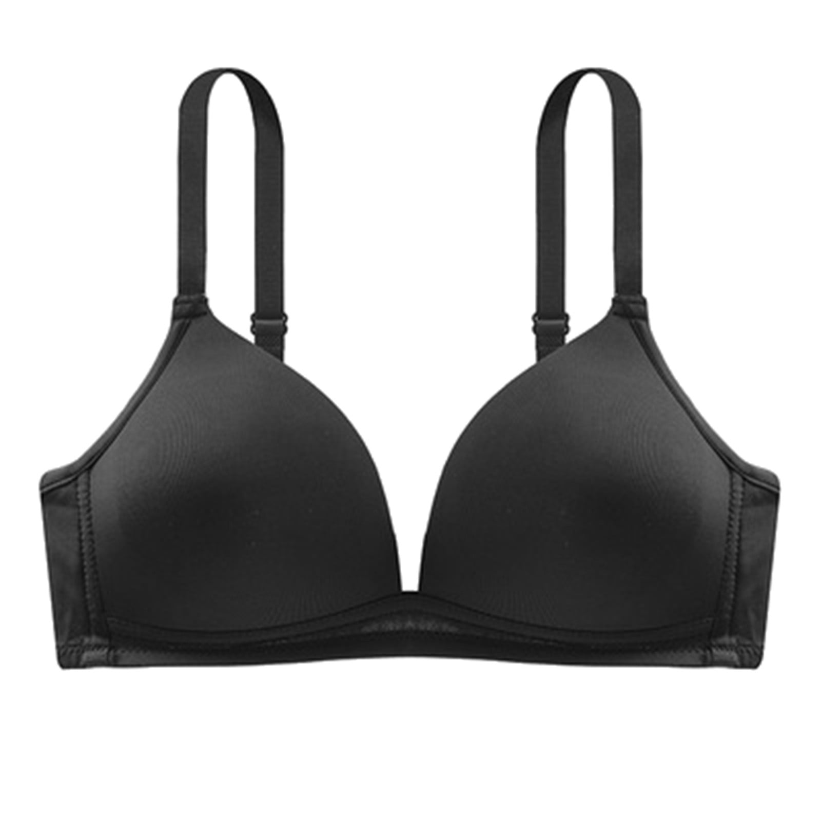 Sngxgn Women's Bra Wireless T-Shirt Bra(Black,34) - Walmart.com