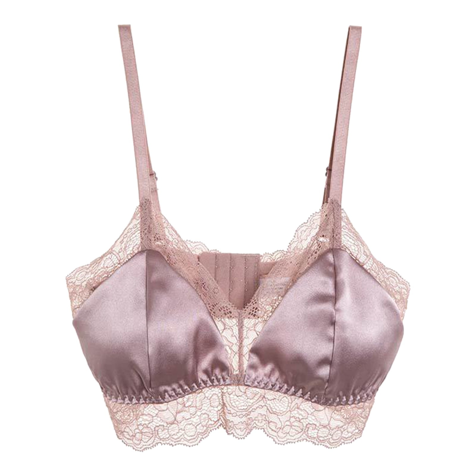 Sngxgn Women's Bra Women's Light Wireless Bra with Foam, Full-Coverage ...