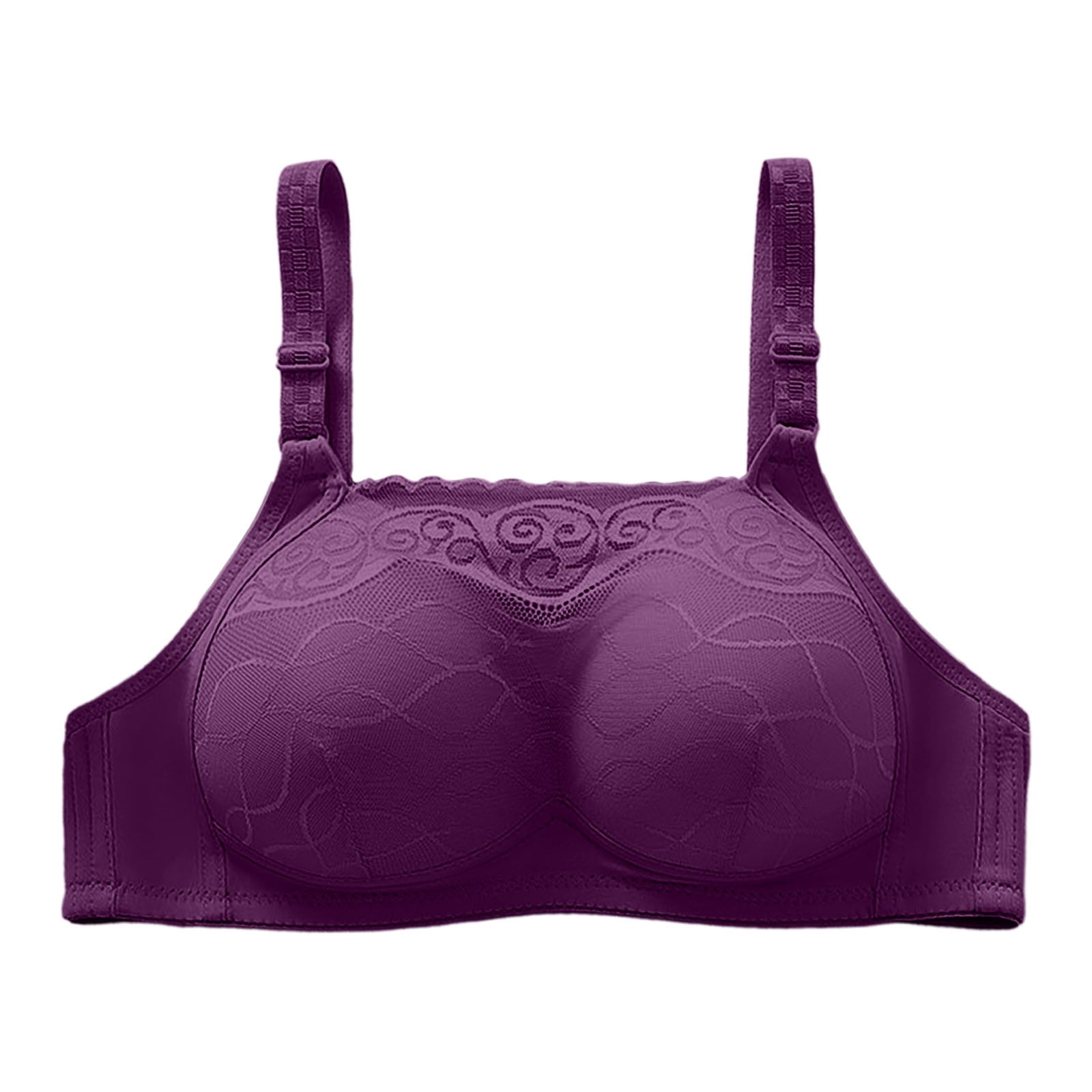 Sngxgn Women's Bra Women's Light Wireless Bra with Foam, Full-Coverage ...