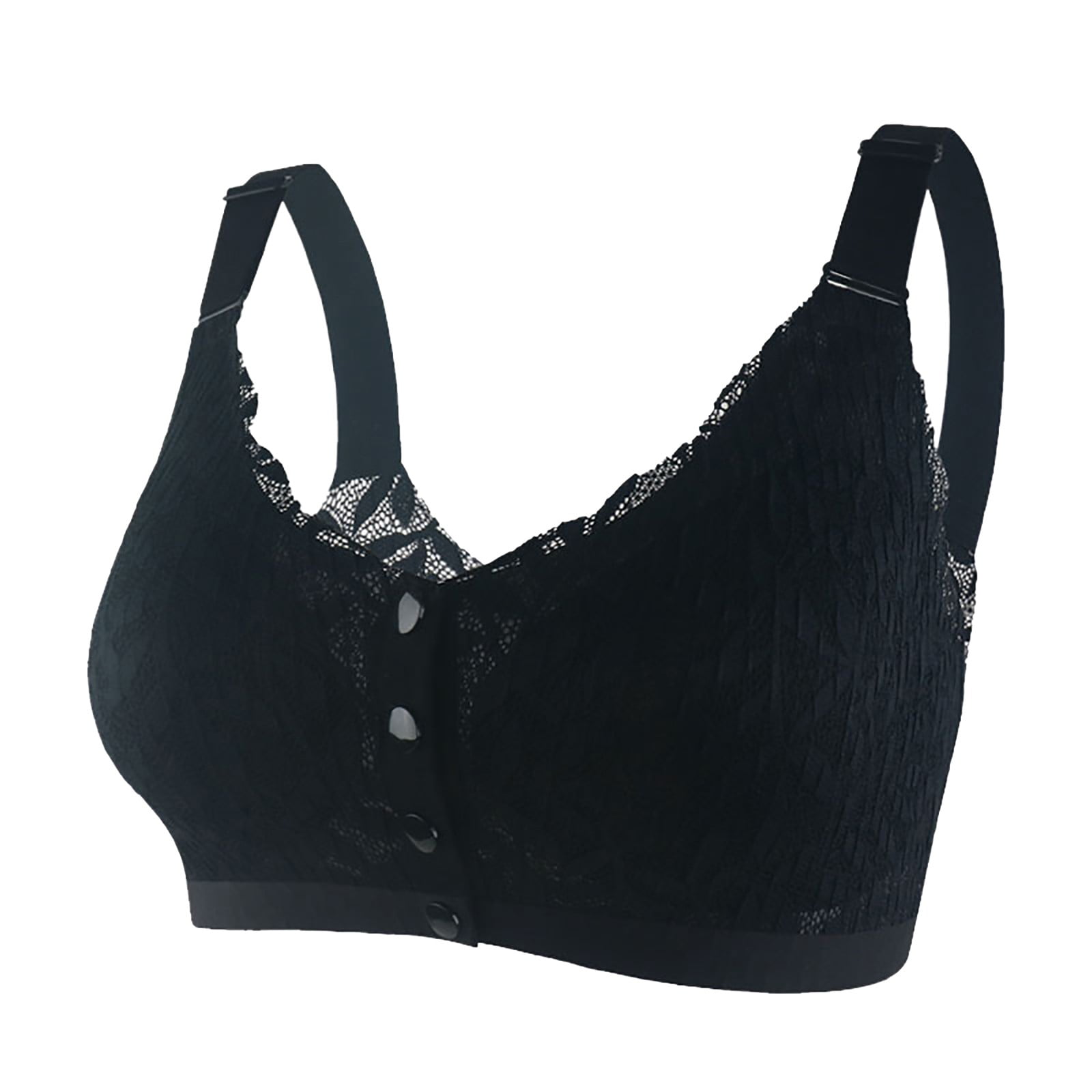 Sngxgn Women's Comfort Wireless Bra Seamless T-Shirt Bra(Black,L) - Walmart.com