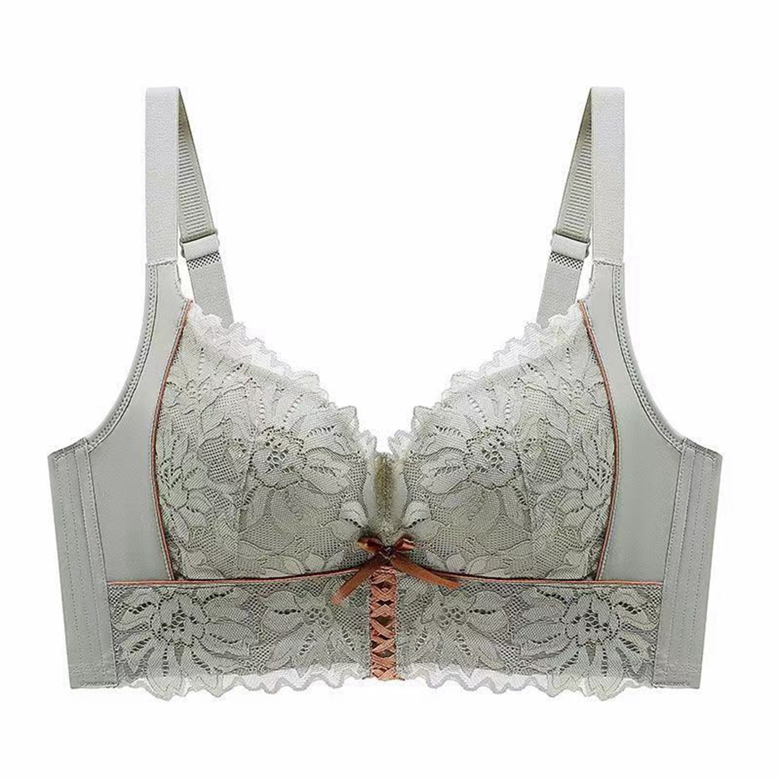 Sngxgn Women's Full Coverage Bra Smooth Underwire Bra(Green,38/85AB ...