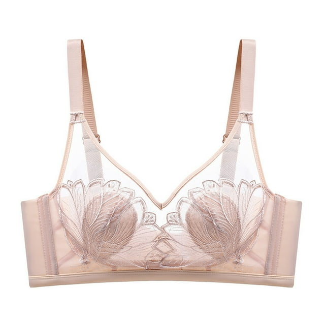 Sngxgn Women's Full Coverage Bra Smooth Underwire Bra(Pink,36/80 ...