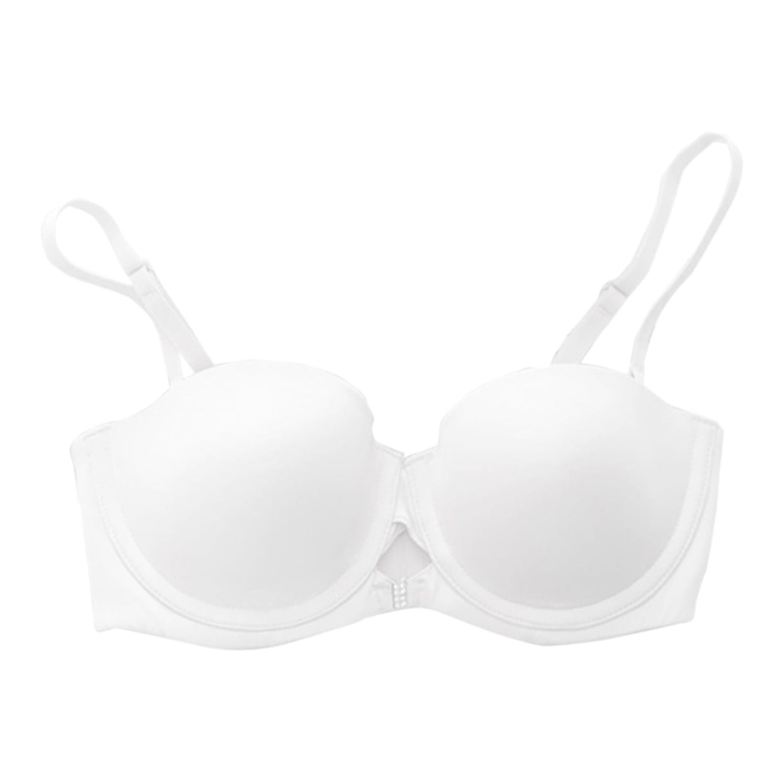 Sngxgn Women's Full Coverage Underwire Unlined Lace Bra(White,85C ...