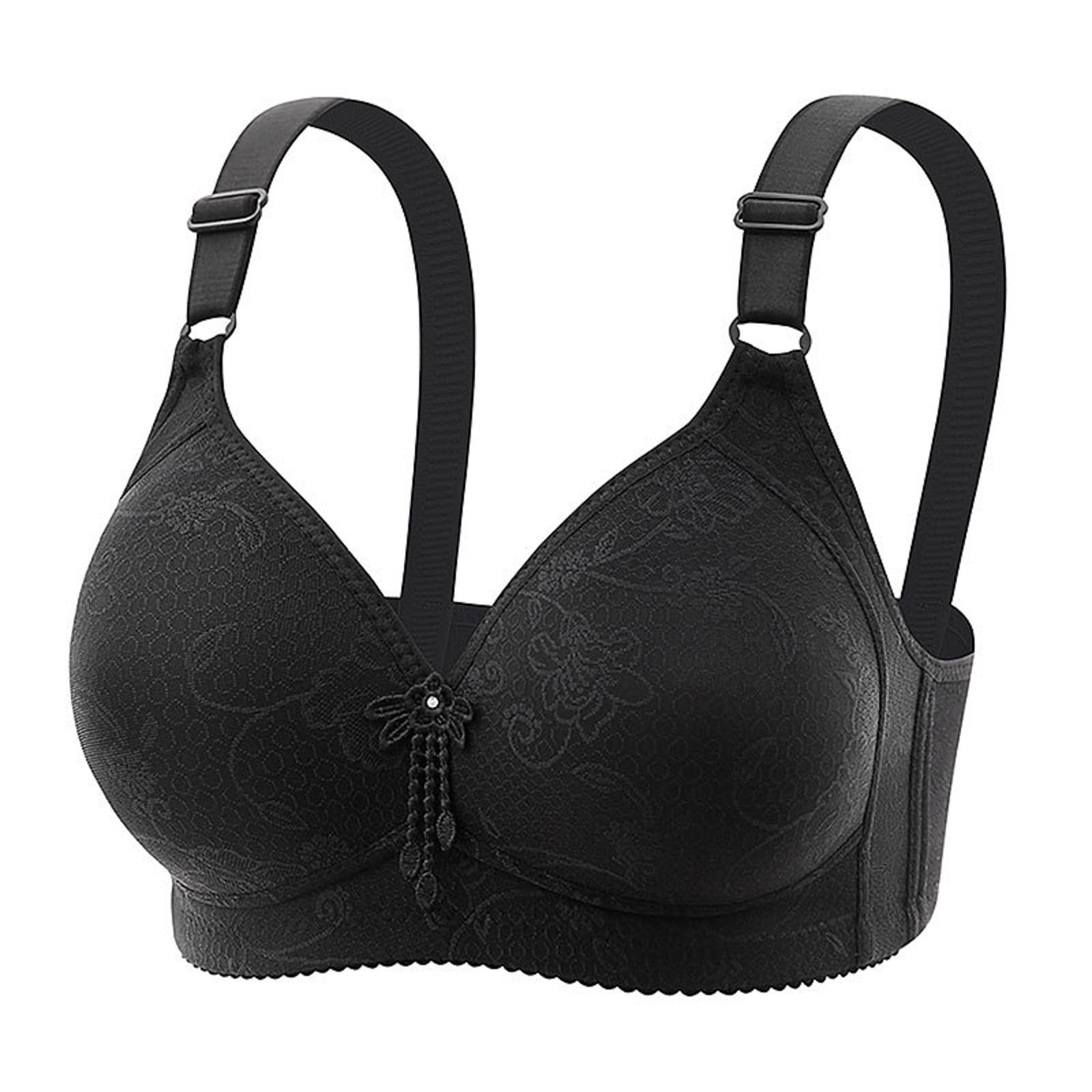 Sngxgn Women's Full Figure Beauty Back Smoothing Bra(Black,40 ...