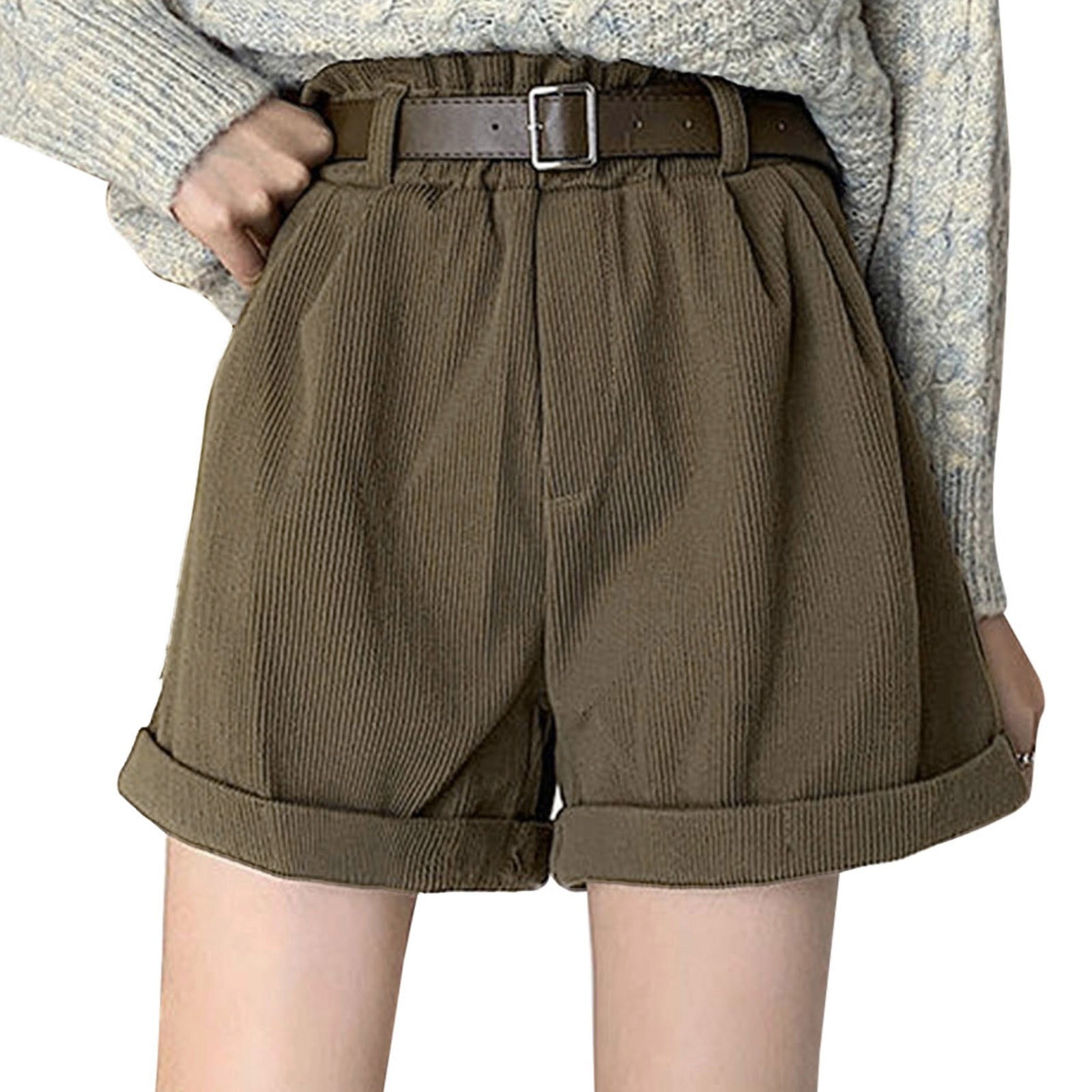 Sngxgn Women's High Waisted Biker Shorts with Pockets Workout & Yoga ...