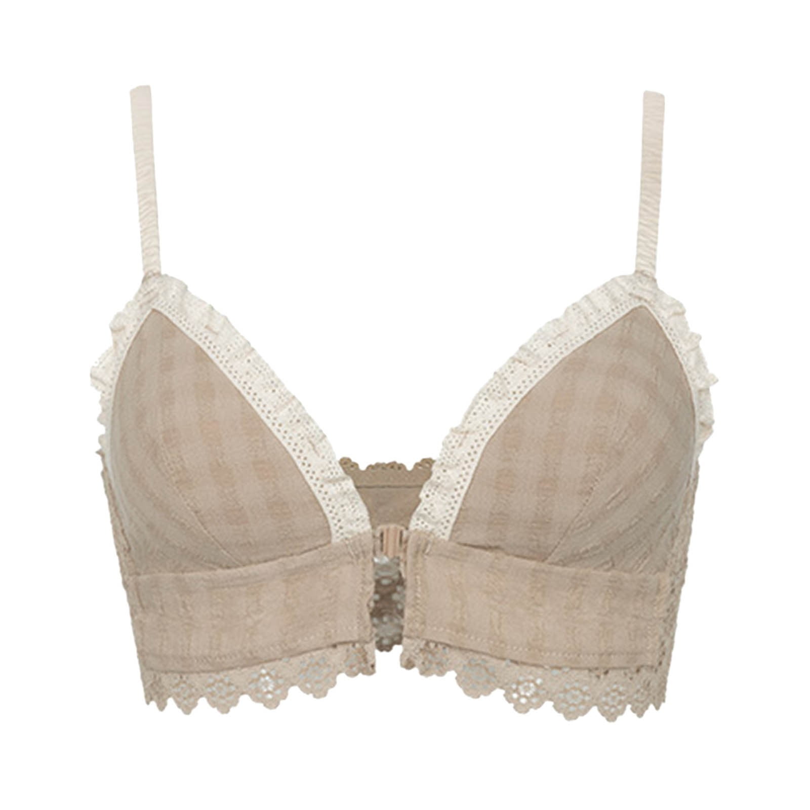 Sngxgn Women's Lace Bra Full Figure Zoned-In S upport Bra(Coffee,36 ...