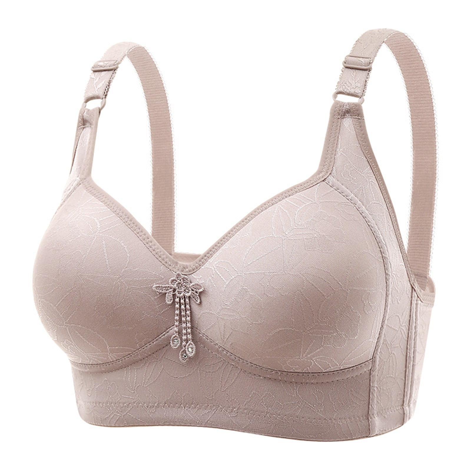 Sngxgn Women's Lace Bra Full Figure Zoned-In S upport Bra(Grey,40 ...