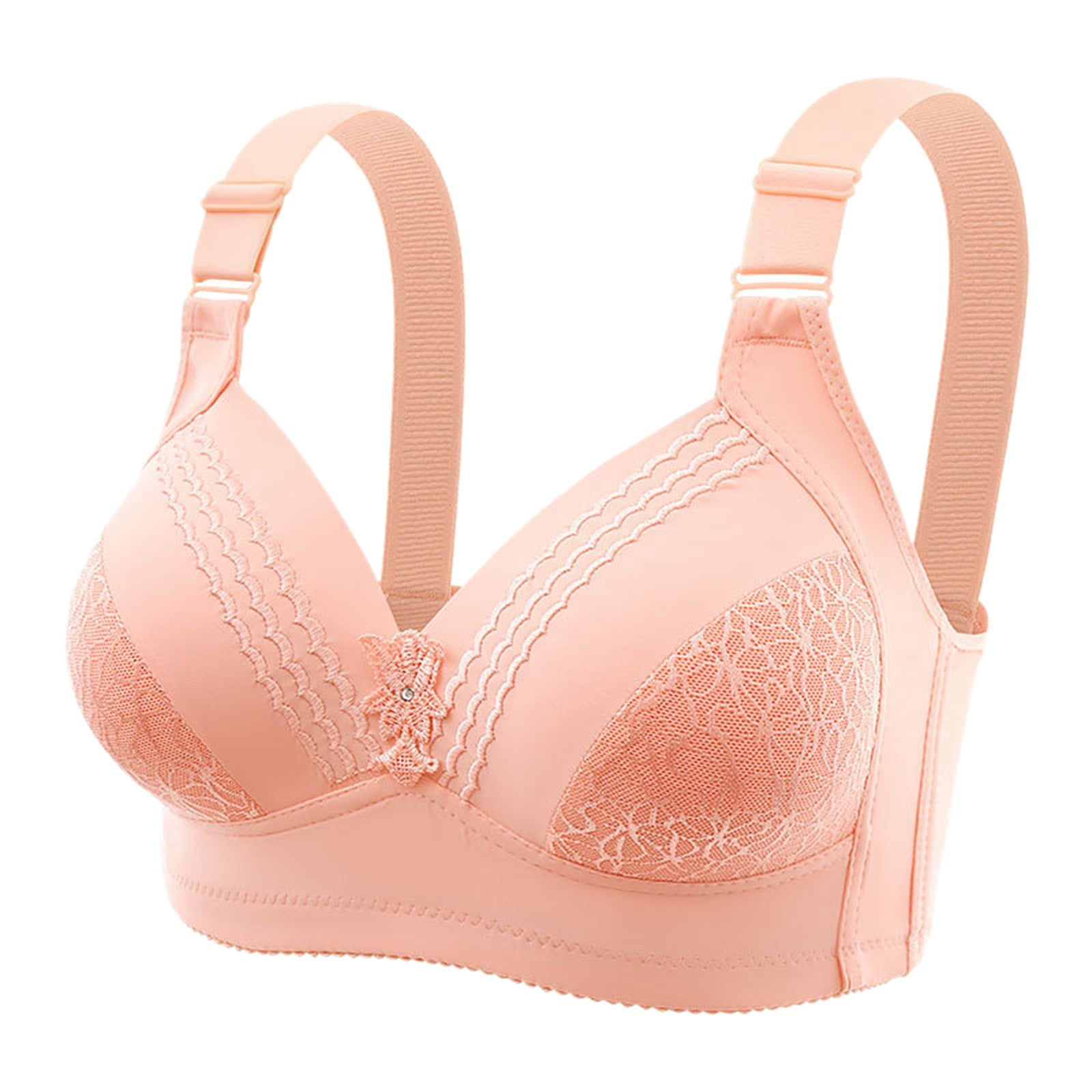 Sngxgn Women's Smoothing with Seamless Stretch Wireless Lightly Comfort ...