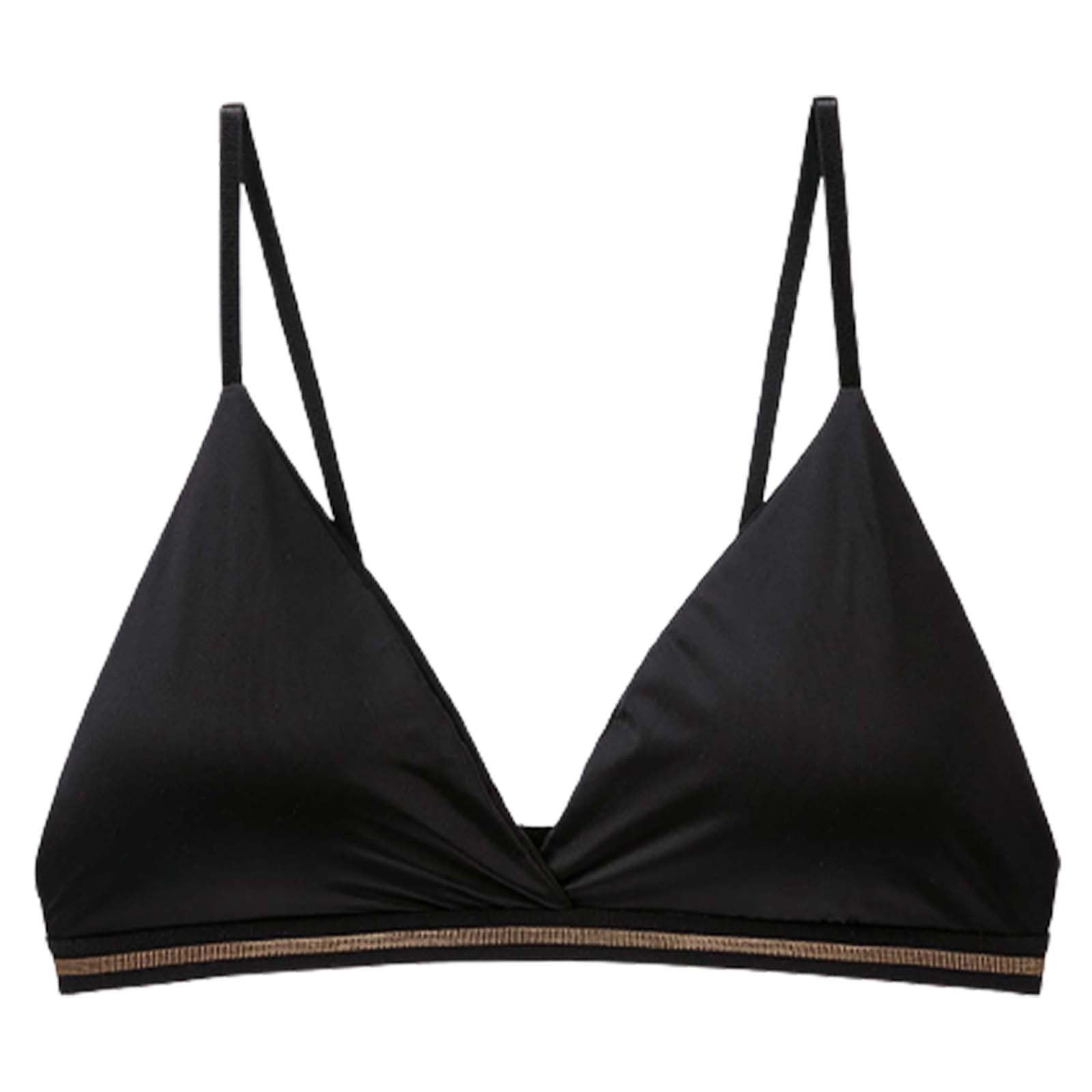 Sngxgn Women's Smoothing with Seamless Stretch Wireless Lightly Lined ...