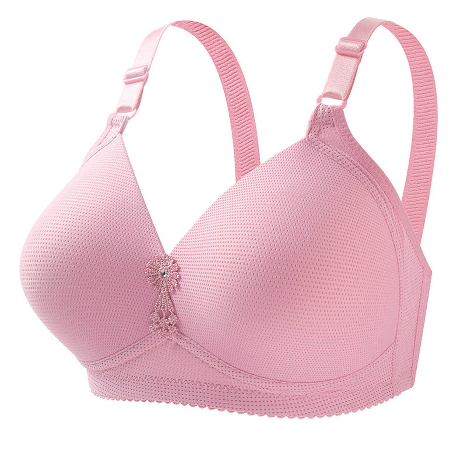 Sngxgn Women's Smoothing with Seamless Stretch Wireless Lightly Lined ...