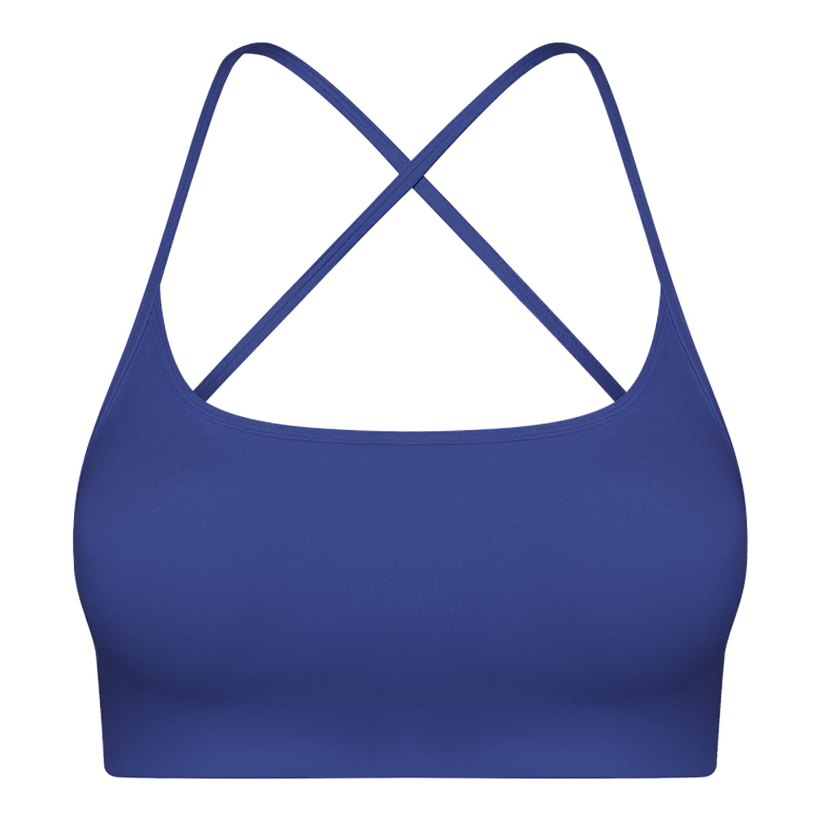 Sngxgn Women's Sports Bras Fitness Backless Padded Low Impact Bra Yoga ...