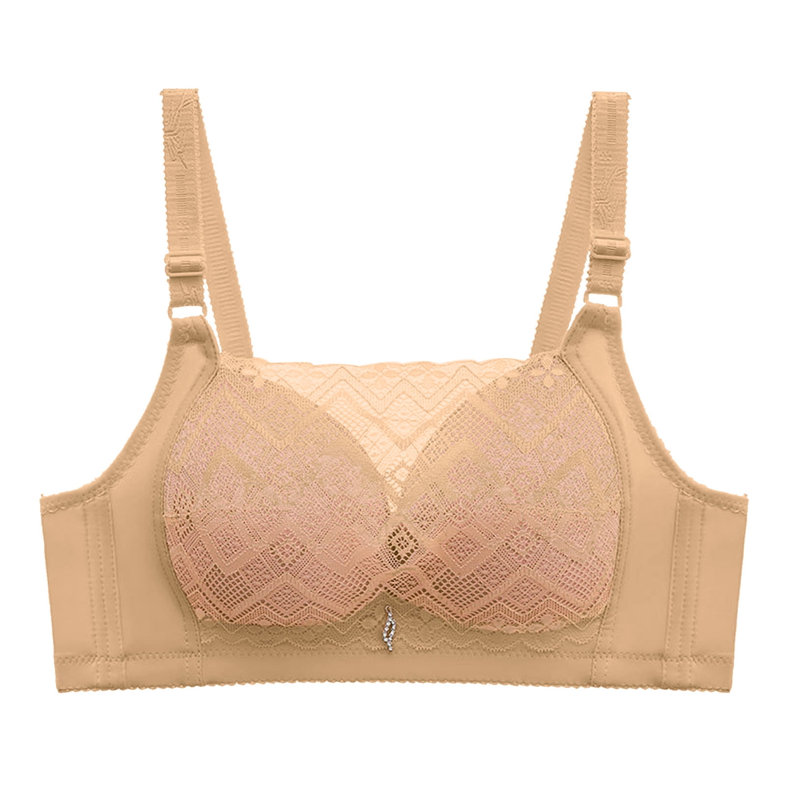 Sngxgn Women's Underwire Bra, Comfort T-shirt Bra, Front-close Bra ...