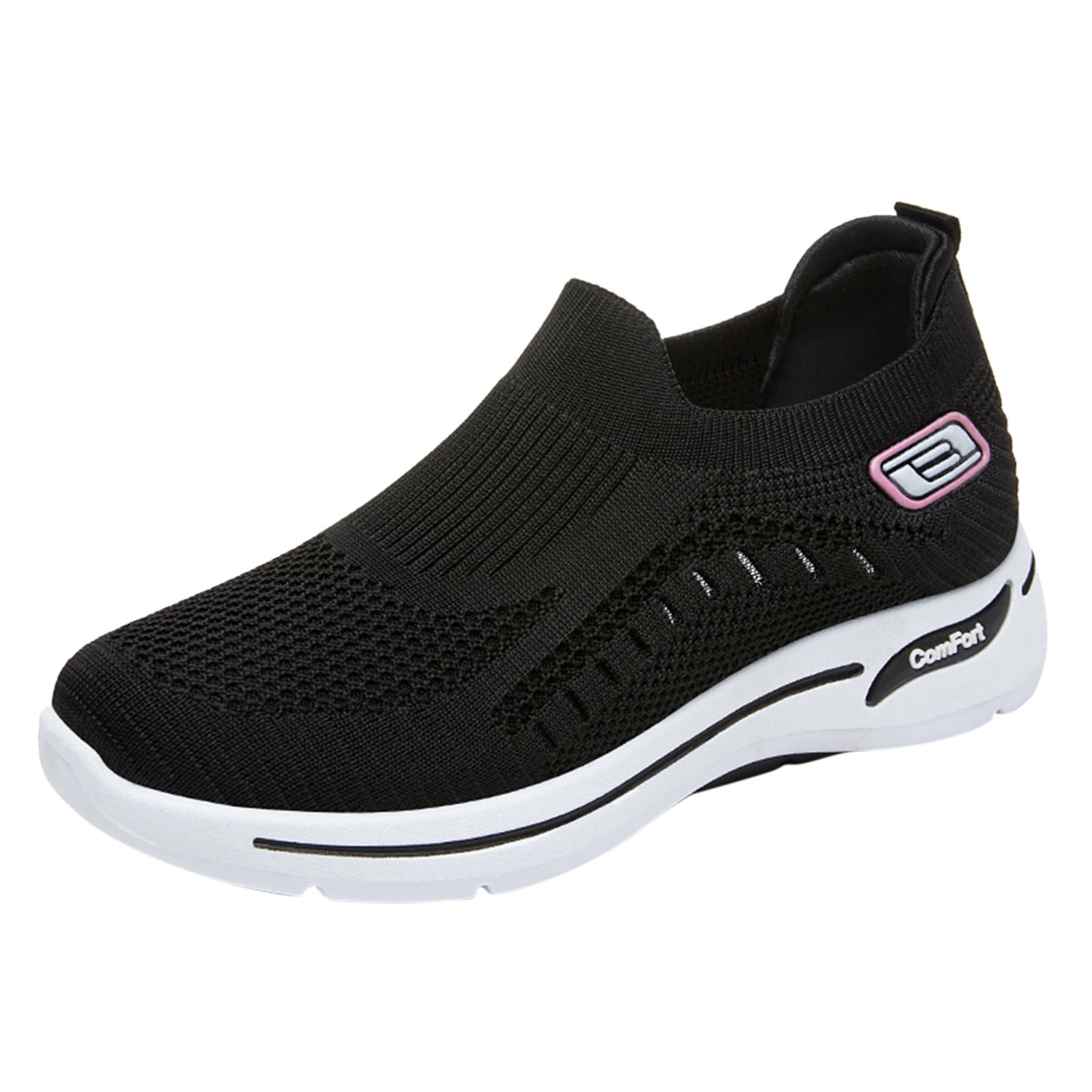 Sngxgn Women's Walking Shoes Comfortable Slip On Running Sneakers ...