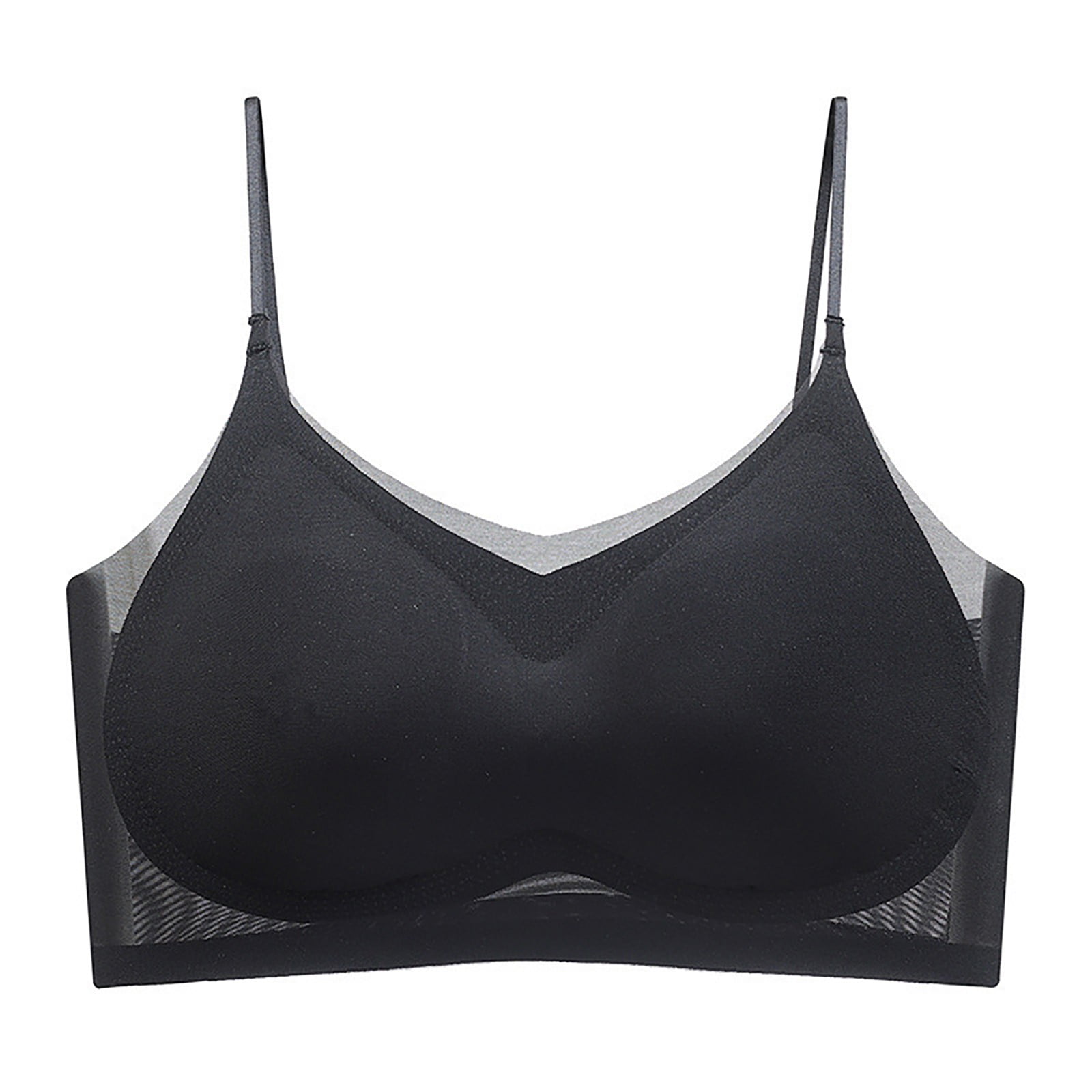 Sngxgn Women's Wireless Bra, Seamless Smooth Comfort Wirefree T-Shirt Bra(Black,L) - Walmart.com