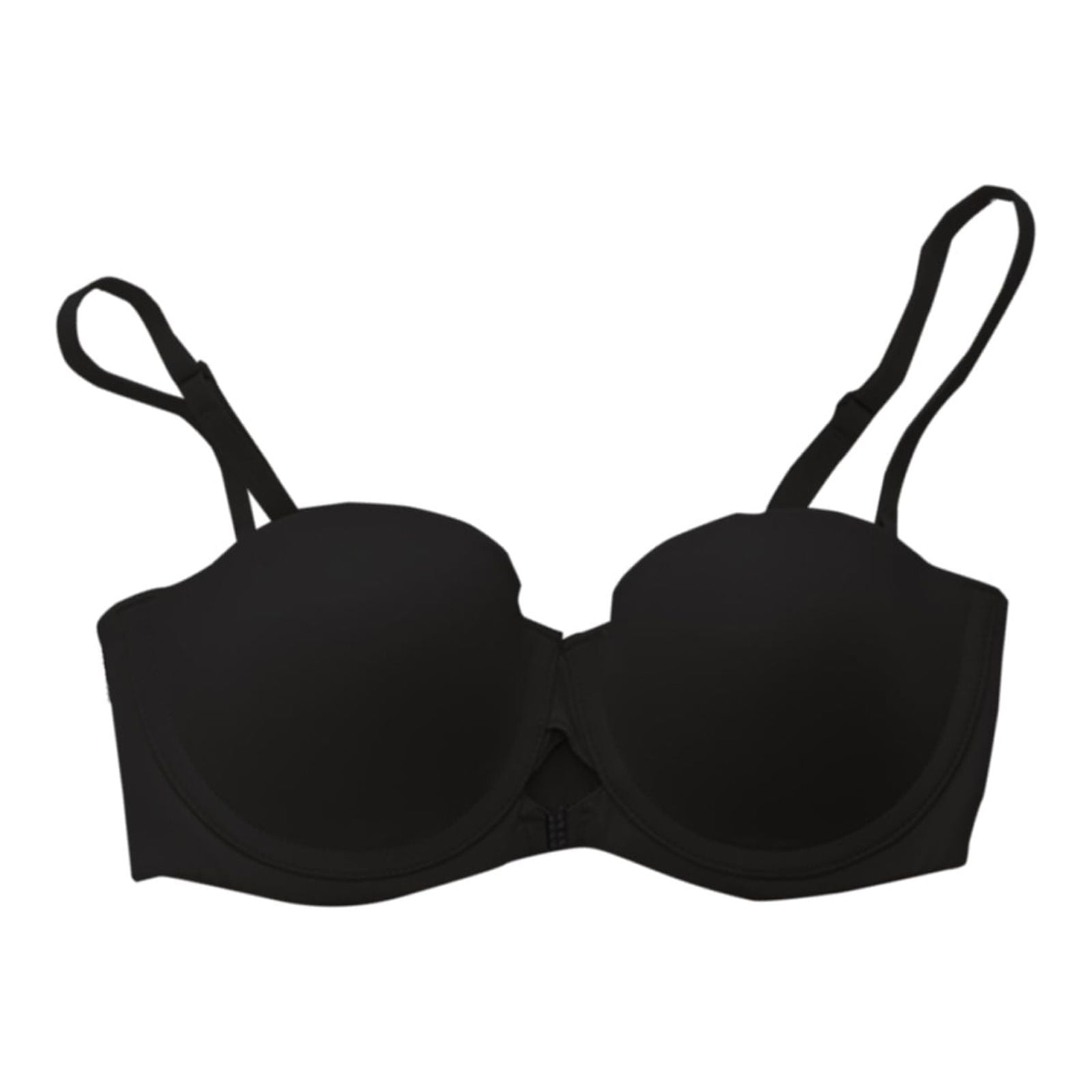 Sngxgn Women's Wireless Full-Coverage Bra with Everyday Comfort(Black ...