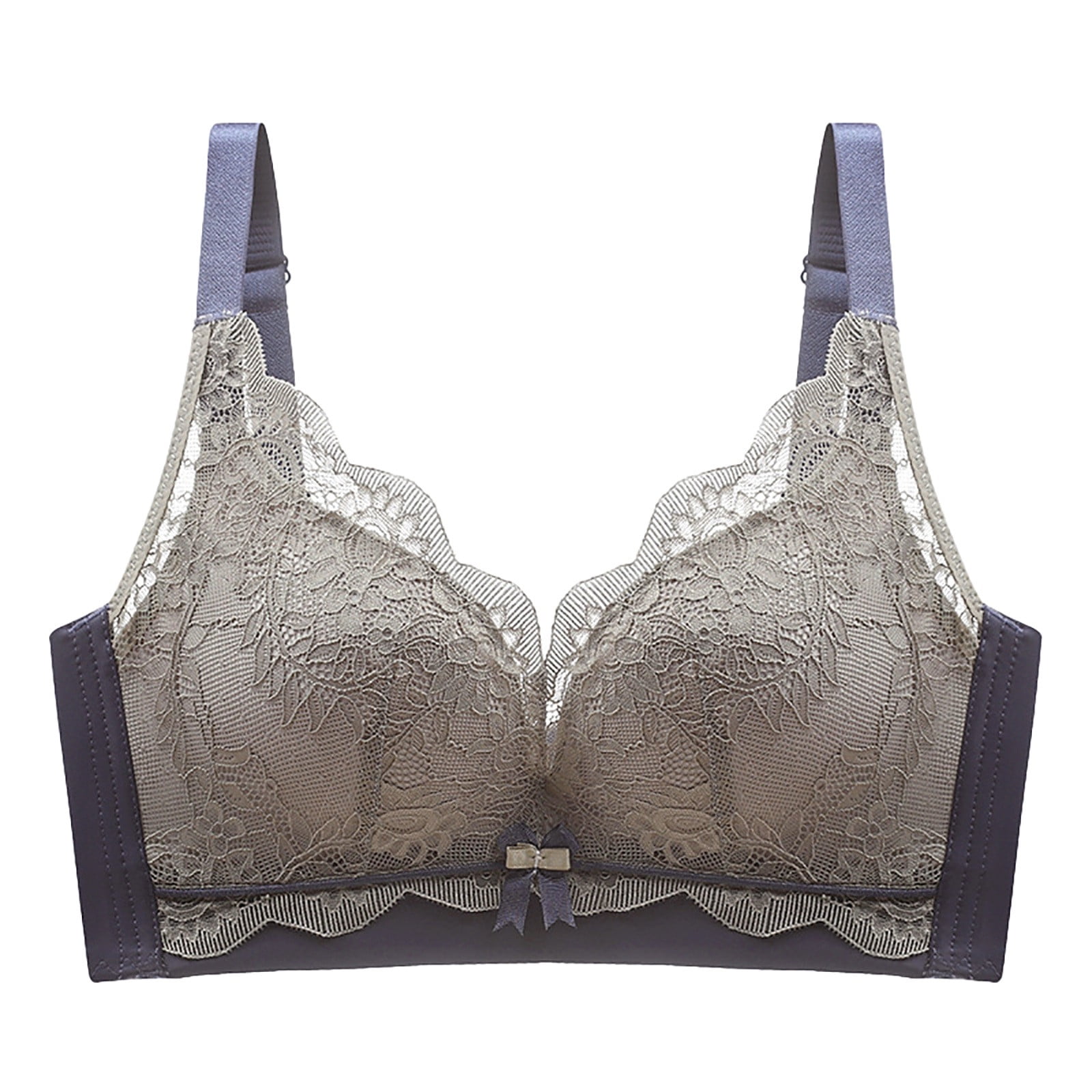 Sngxgn Women's Wireless T-Shirt Bra, Wirefree T-Shirt Bra(Blue,38/85AB ...