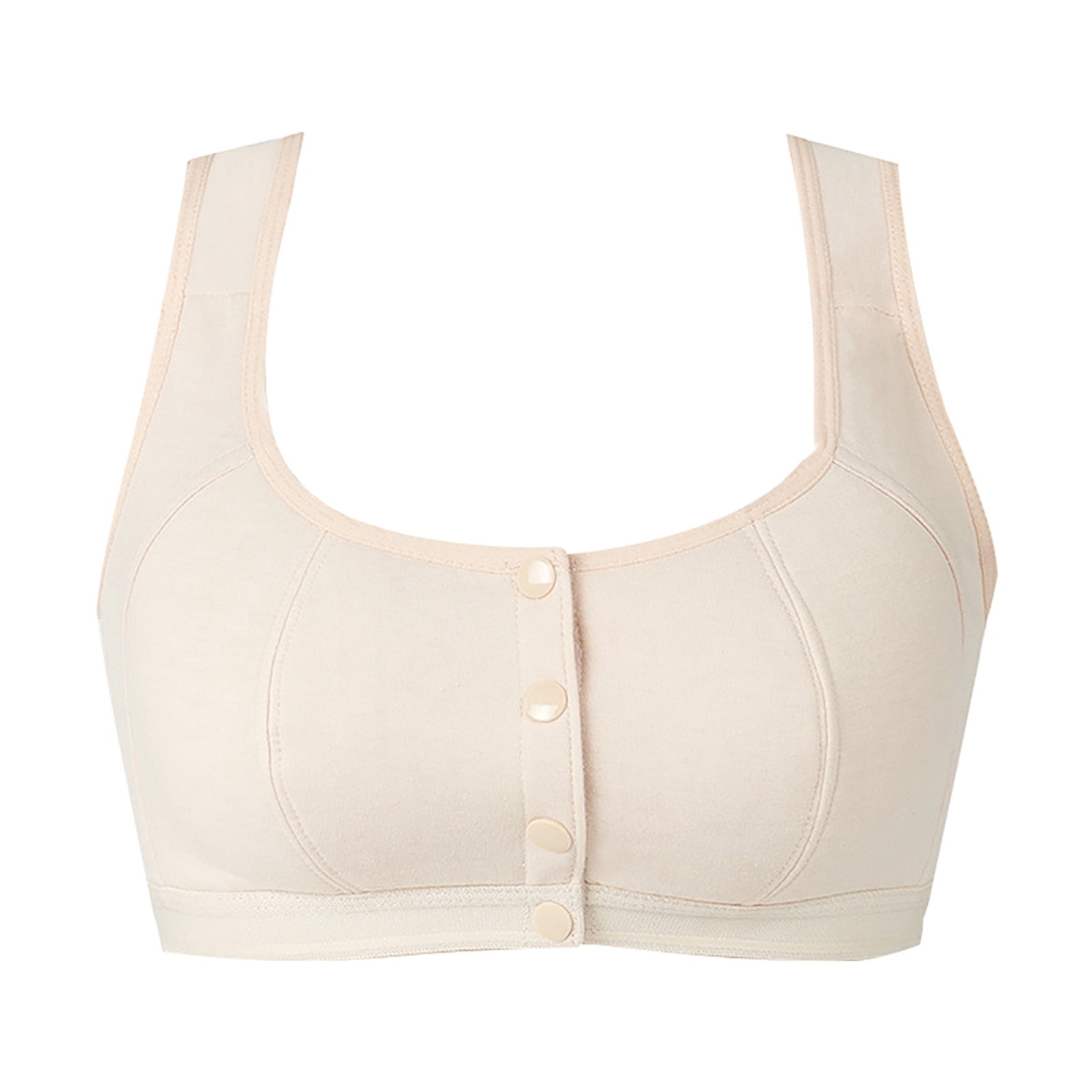 Sngxgn Womens Smooth Underwire Bra, Smoothing Full-Coverage Bra(Beige ...