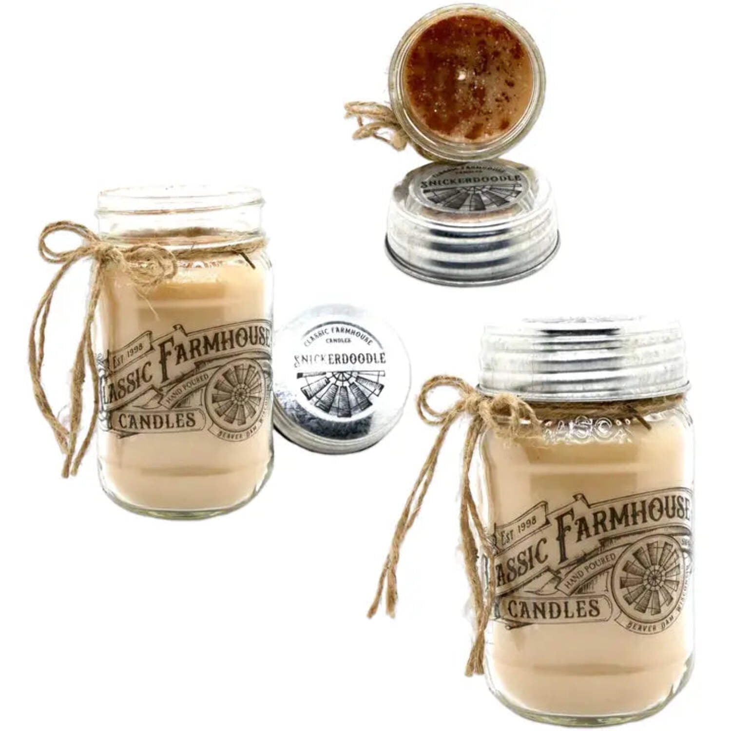 Snickerdoodle 14 oz Mason Jar Candle - Walmart.com