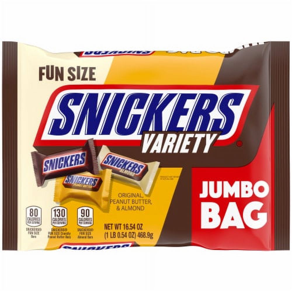 Snickers Almond & Peanut Butter & Original Fun Size Bulk Halloween ...