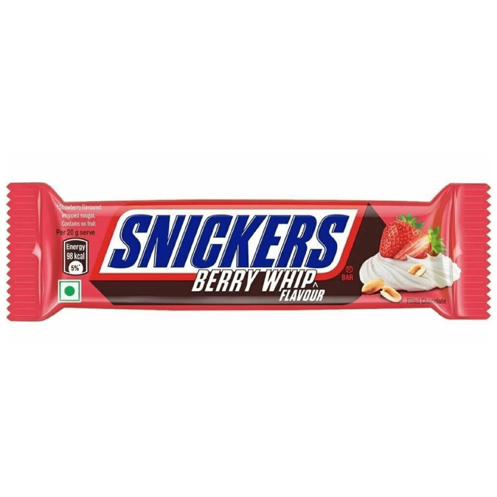 Snickers Chocolate Bar Berry Whip Flavor 1.42 oz ( Pack of 6 ...