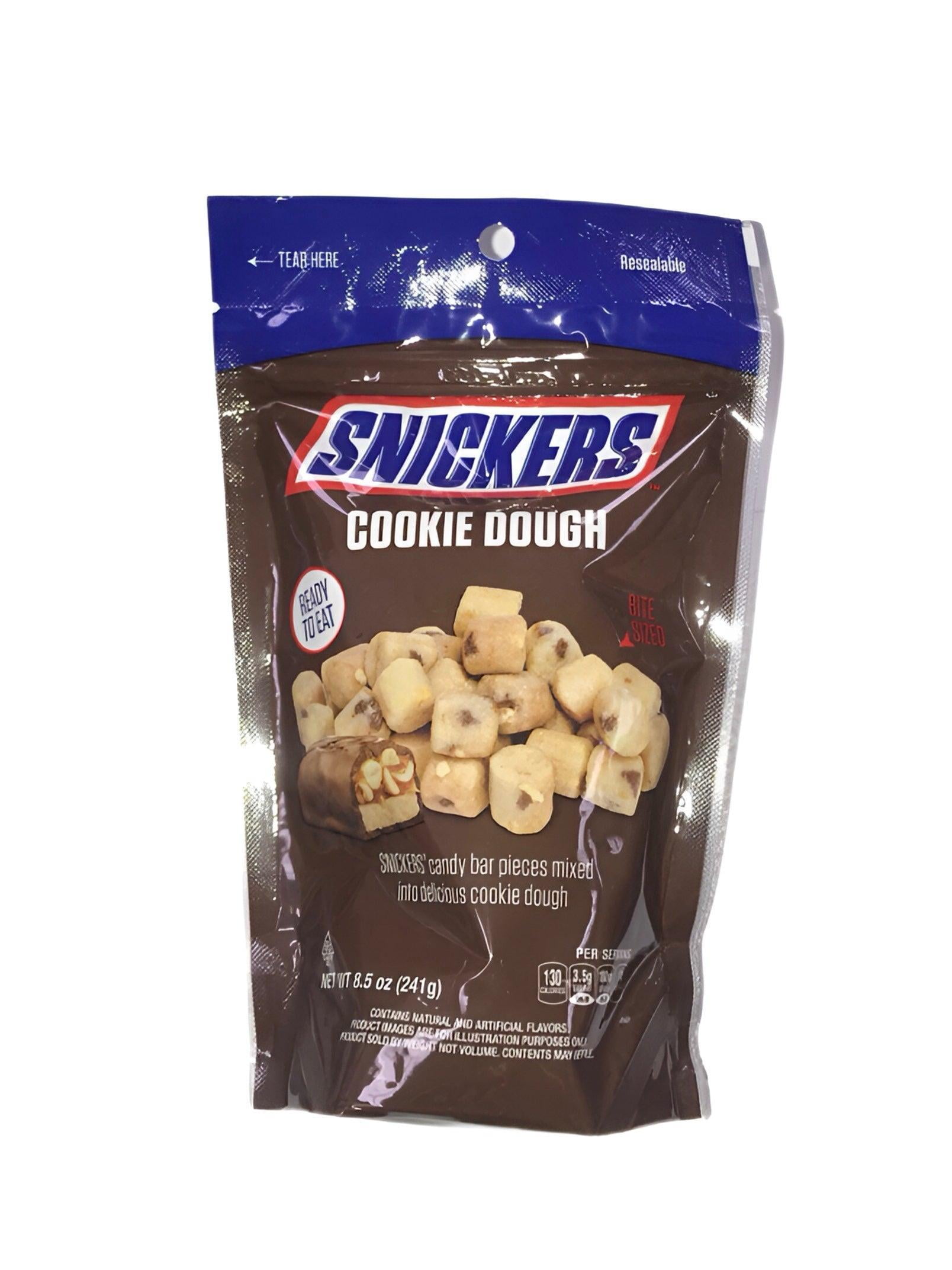 Snickers Pre-Made Edible Cookie Dough Bites, 8.5 Ounce Bag - Walmart.com