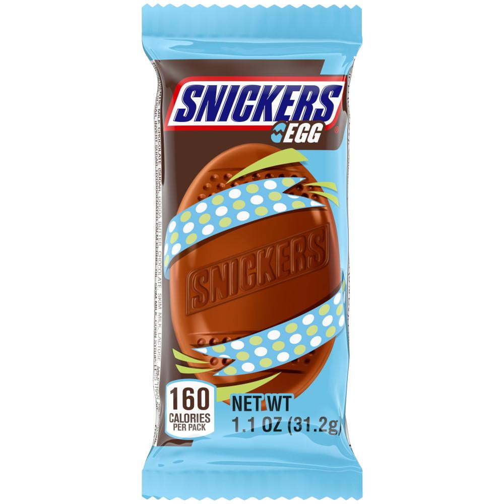 Snickers Egg Chocolate Easter Candy - 1.1 oz- Pack of 2 - Walmart.com