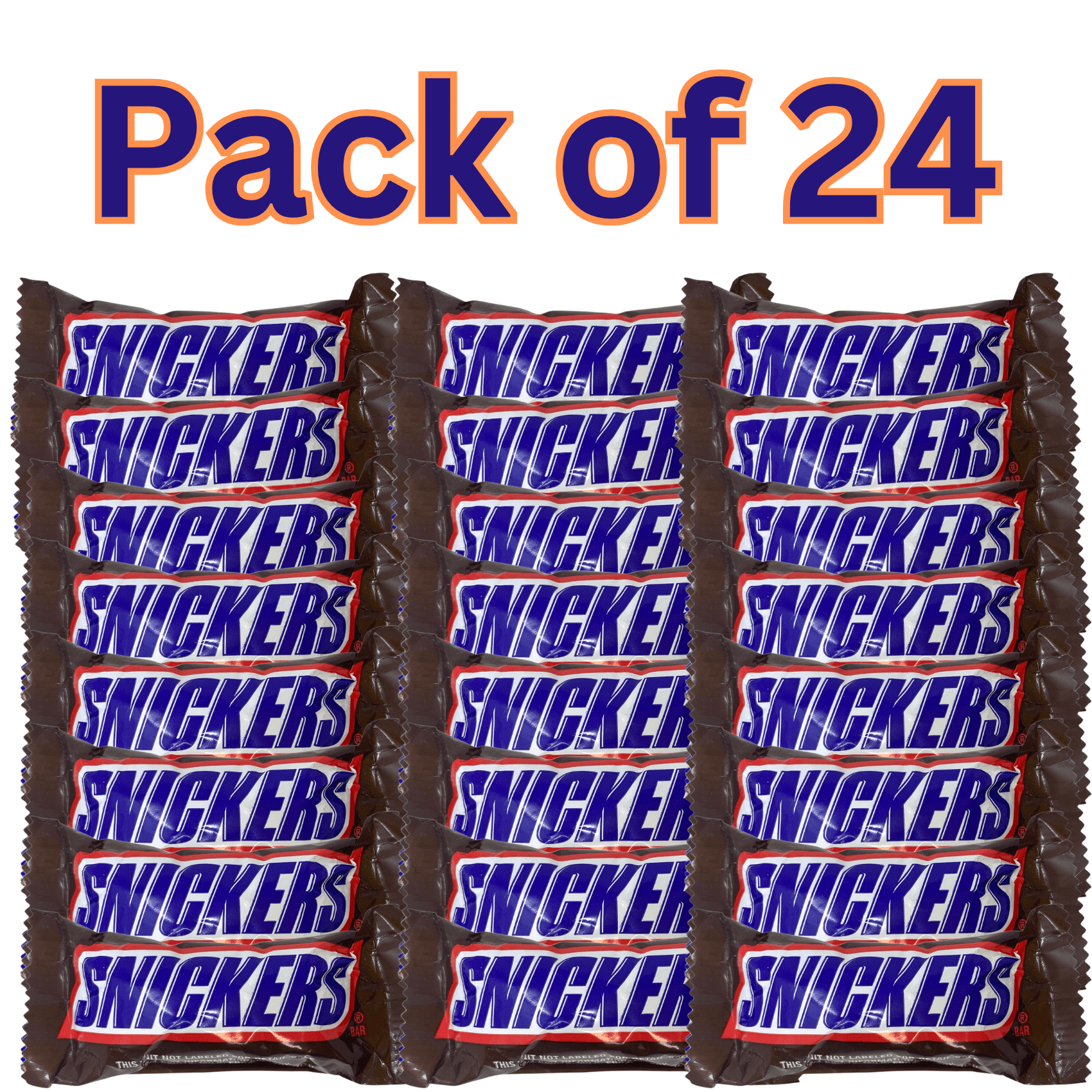 Snickers Fun Size Chocolate Candy Bars, Pack of 24, Individually ...