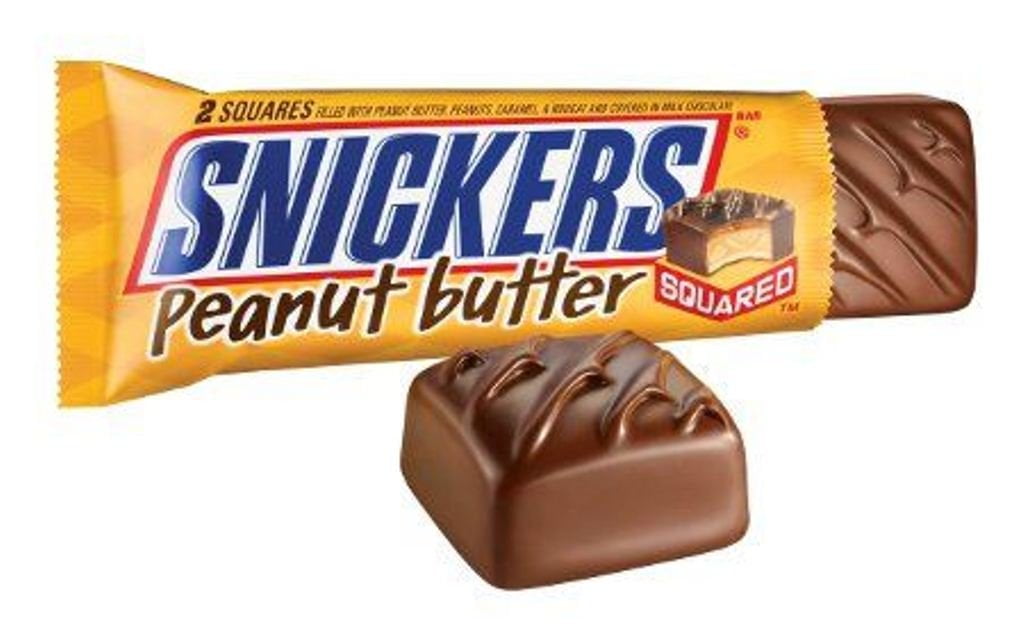 Snickers Peanut Butter Squared Bar 1.78 Oz - Walmart.com