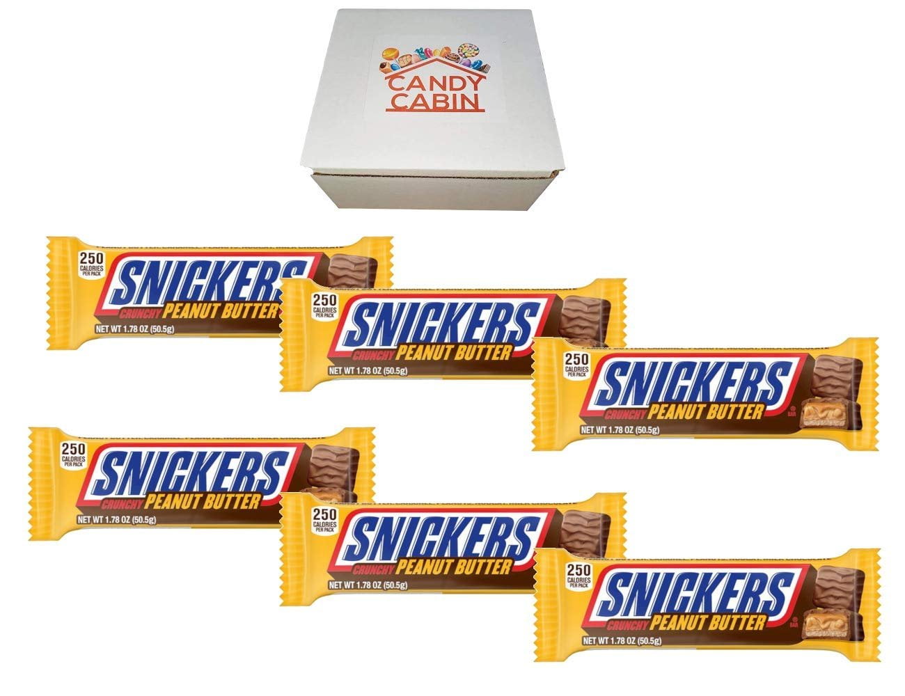 Snickers Singles Size Chocolate Candy Bars, Assorted Variety Box By ...