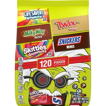 M&M's Classic Mix Chocolate Candy Fun Packs, Original Peanut, Family ...