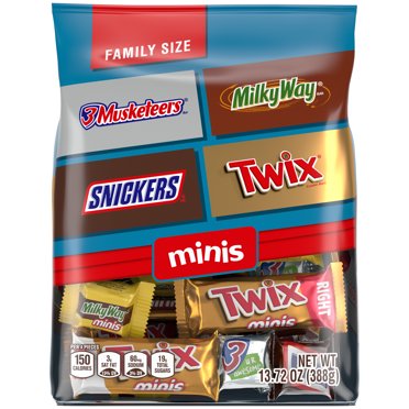 M&M's, Snickers, Twix, 3 Musketeers & Starburst Easter Basket Stuffers ...