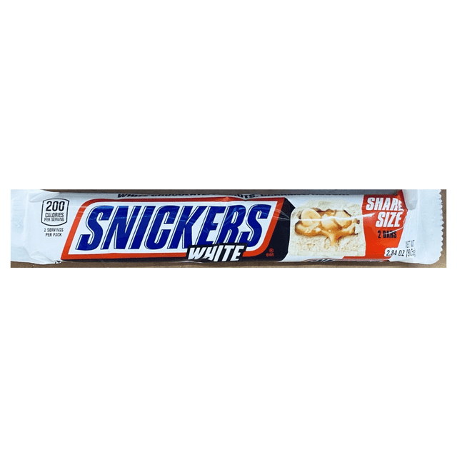 Snickers WHITE Chocolate King Size Candy Bar 2.84 Oz - Share Size - 1 ...