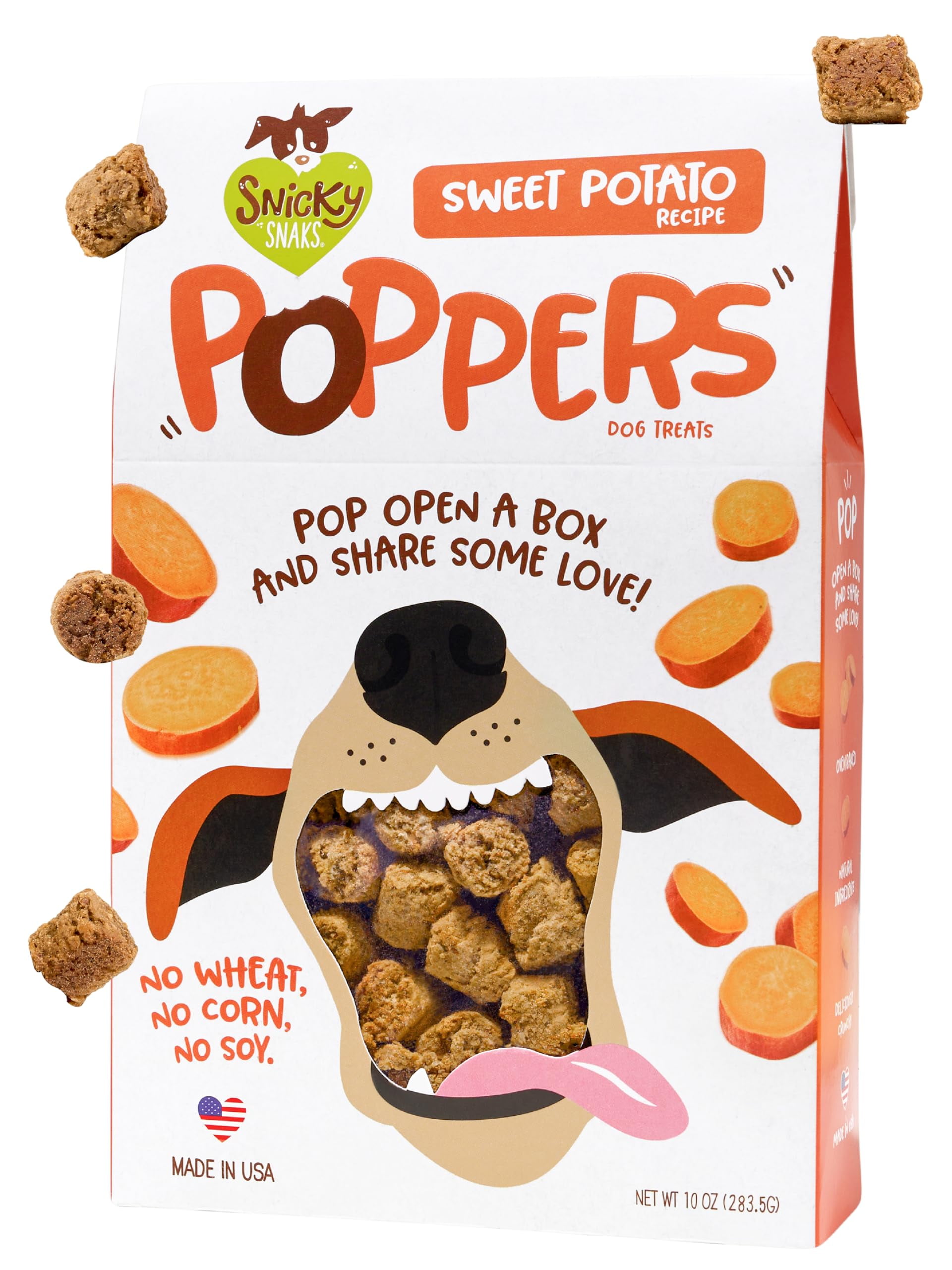 Snicky Snacks Sweet Potato DPF11 Poppers - Crunchy Dog Treats - All ...