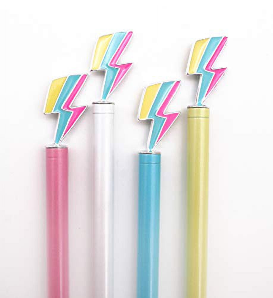 Snifty SPL004 Lightning Bolt Refillable Pen, Yellow - Walmart.com
