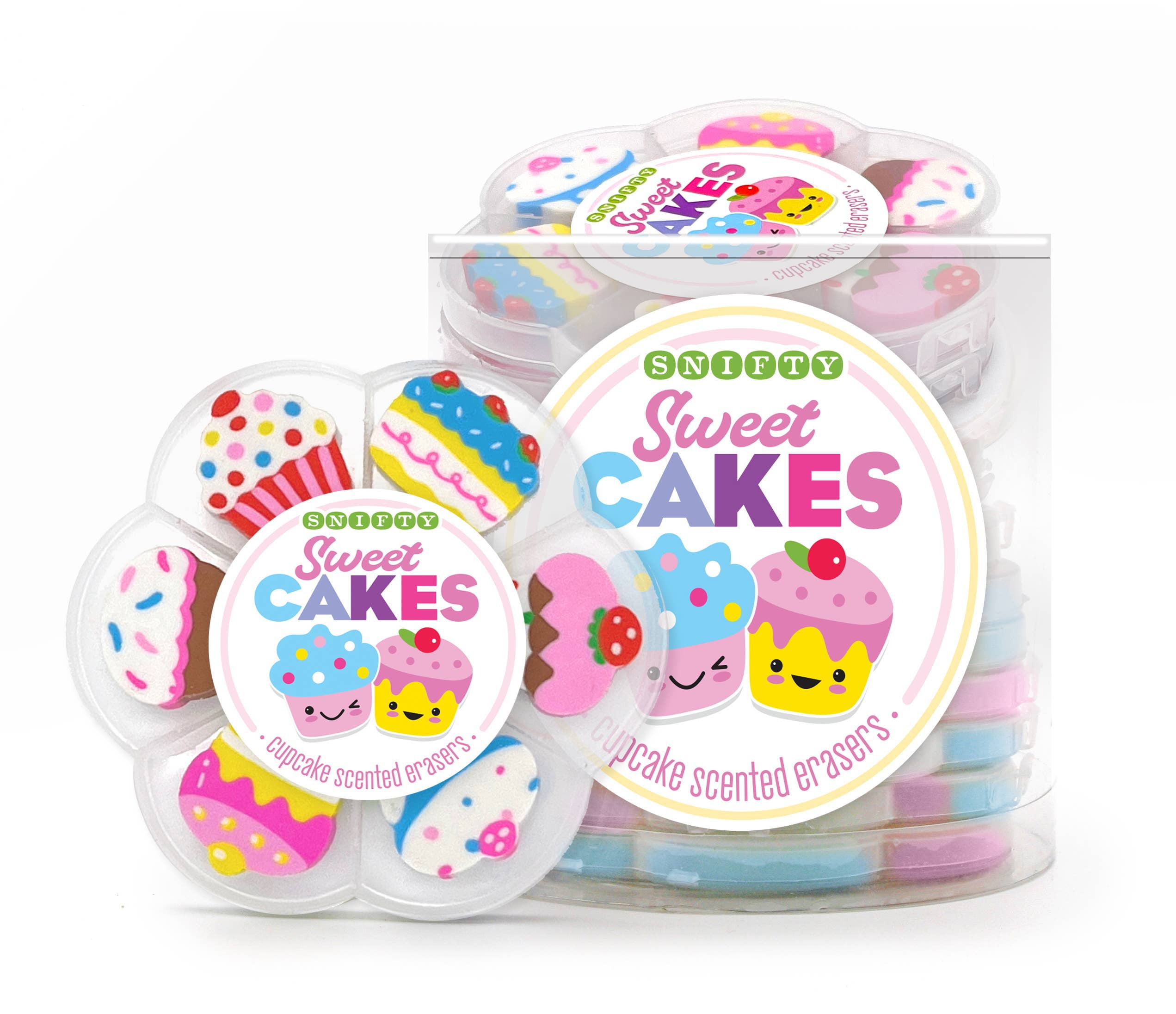 Snifty - Sweet Cakes Scented Erasers - Walmart.com