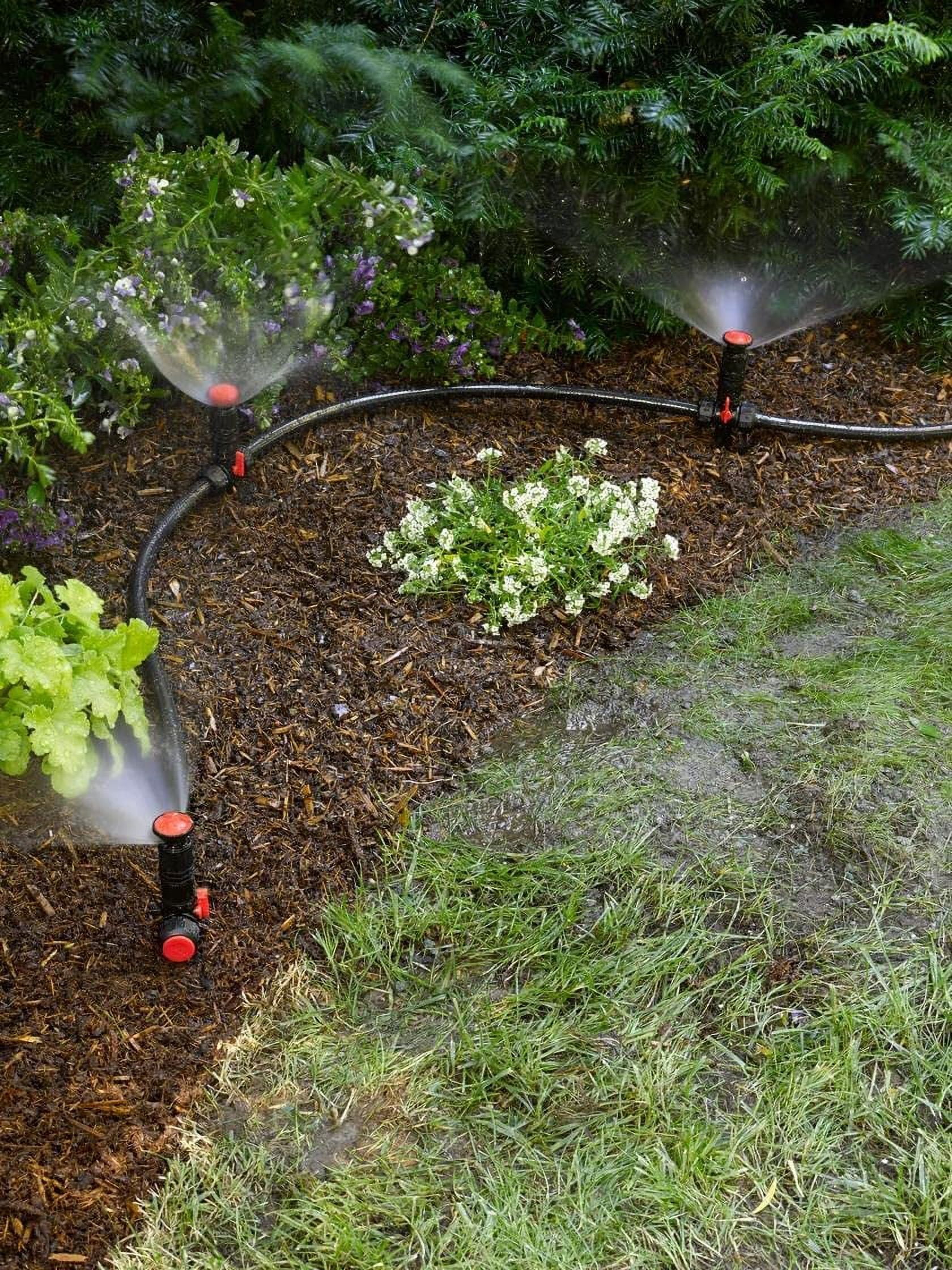 Snip-n-Spray Garden & Landscape Sprinkler System | Adjustable Outdoor ...